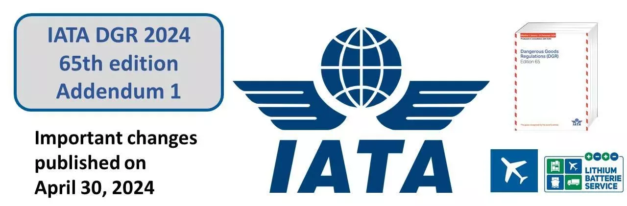IATA DGR 2024 65th edition Addendum 1